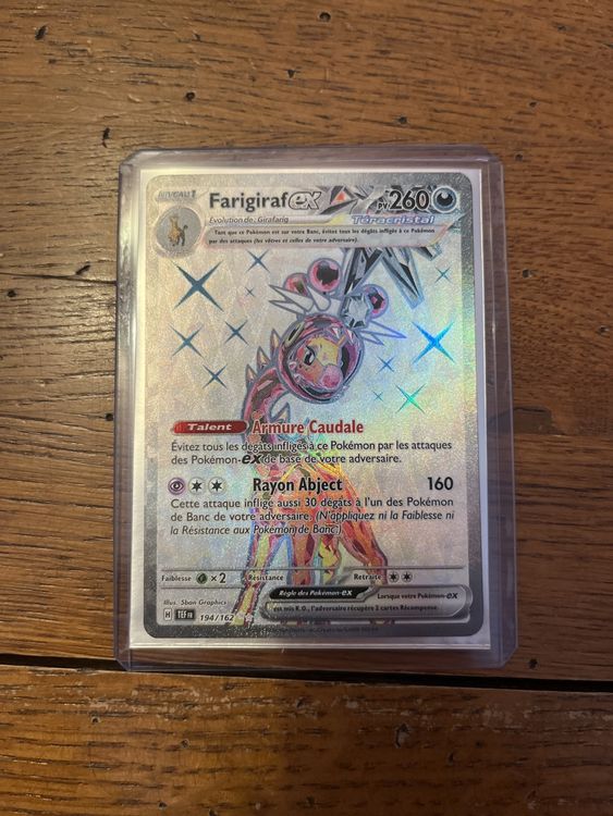 Pokémon Forces temporelles fr Farigiraf ex 194/162 (SV5) | Acheter sur ...