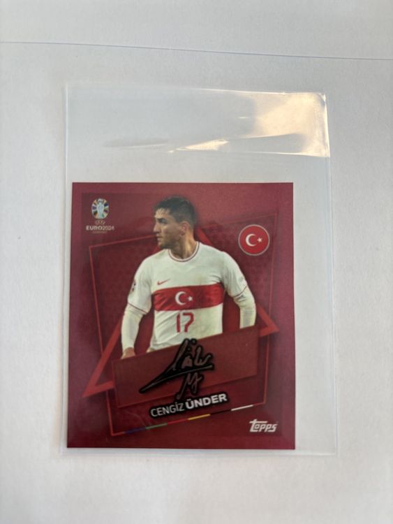 Topps UEFA Euros 2024 Sticker TUR SP CENGIZ ÜNDER | Kaufen auf Ricardo