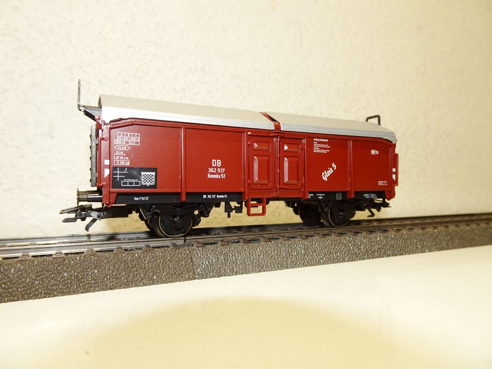 Märklin Güterwagen DB 362 517 Schiebedach Gleis 5 HO (17) (Gebraucht ...