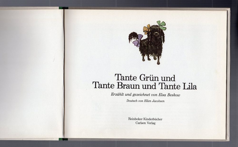 Tante Grün und Tante Braun und Tante Lila von Elsa Beskow (Gebraucht ...