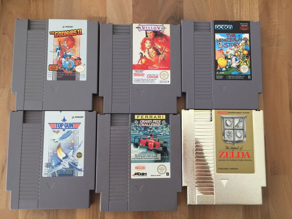 6 Nes Games Pal B (Gebraucht) in für CHF 90 – mit Lieferung auf Ricardo ...