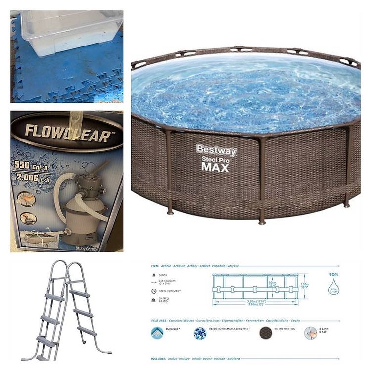 Bestway Steel Pro Max Pool (Gebraucht) in Flawil für CHF 110 – nur ...