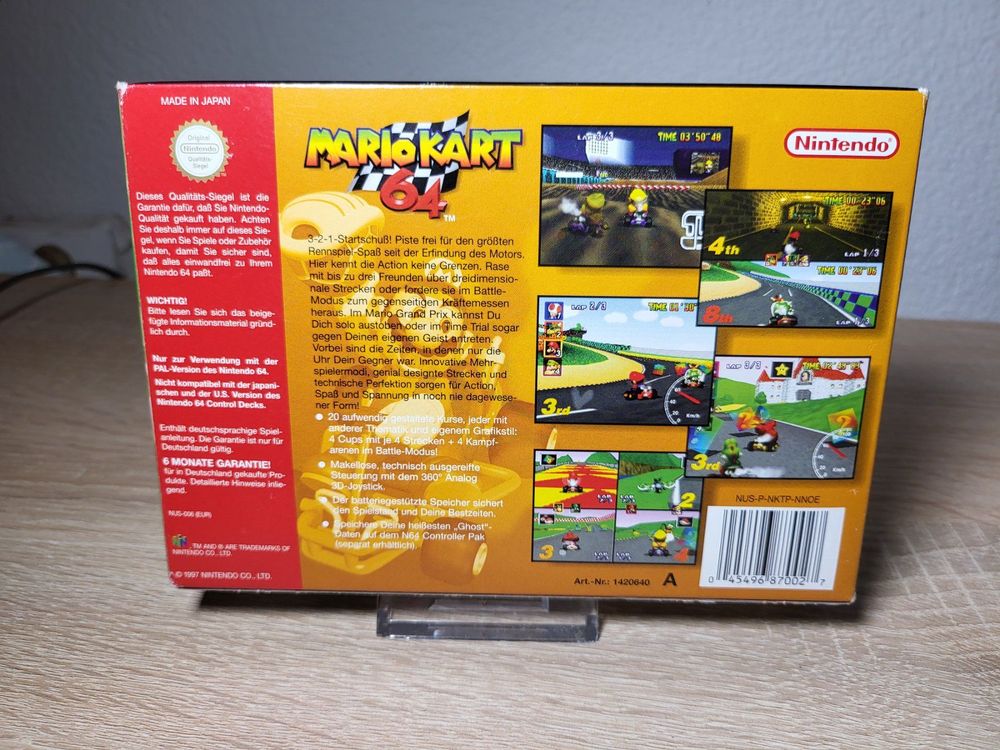 Nintendo 64/ Mario Kart 64/OVP | Kaufen auf Ricardo