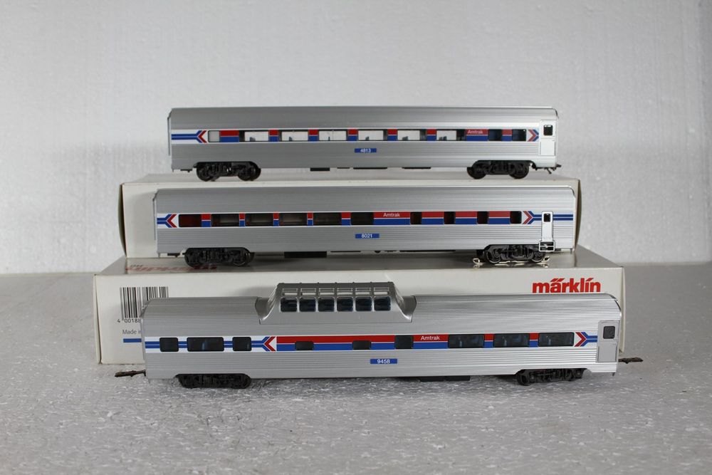Märklin 43600 USA Amtrak Wagen Set Innenbeleuchtung (Gebraucht) in ...