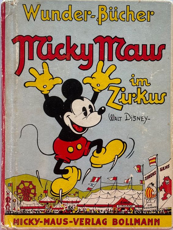 Walt Disney, Micky Maus, Pop-up-Kinderbuch, 1936, EA, Comics (Gebraucht ...