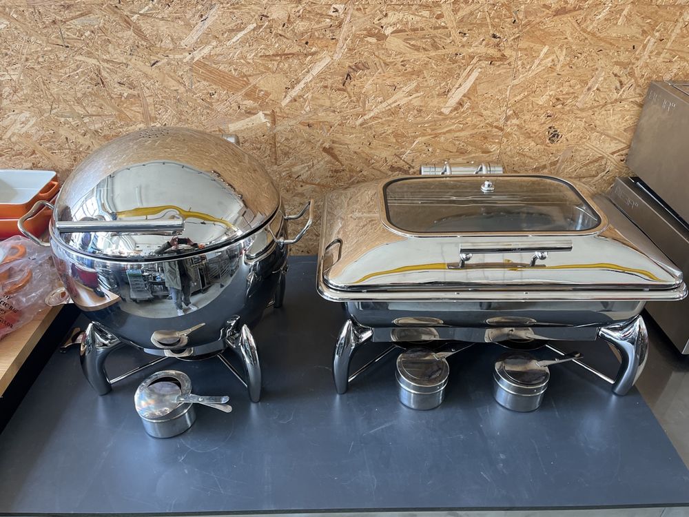 2 APS Chafing Dish GLOBE (Gebraucht) in Dittingen für CHF 299 – nur Abholung auf Ricardo kaufen