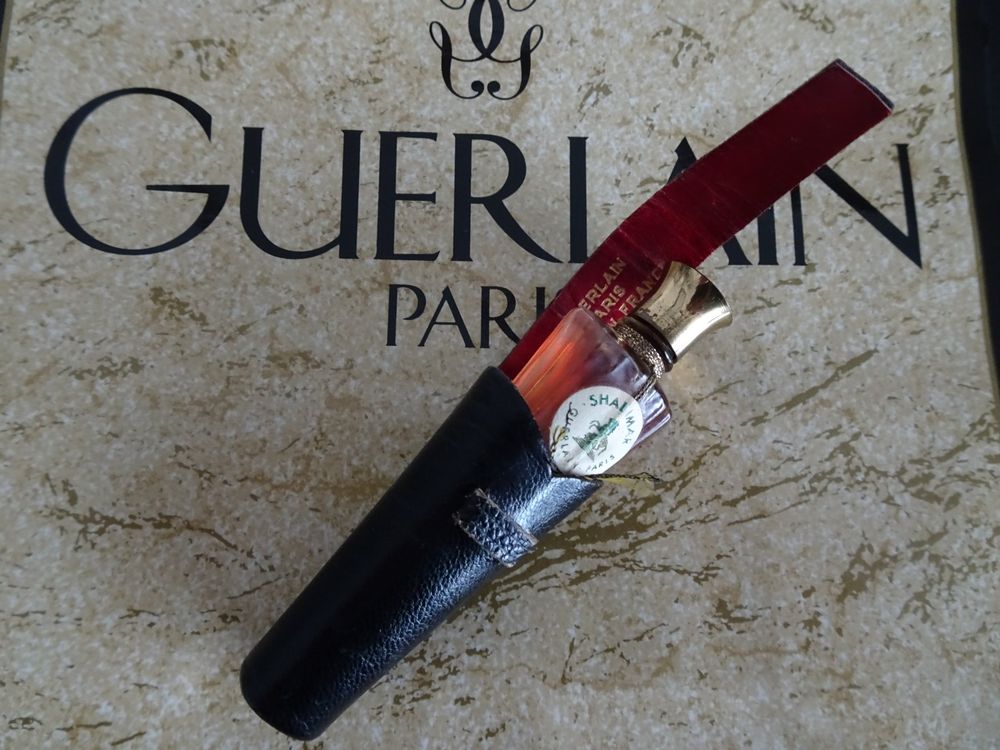Guerlain Parfum Flacon Sac *SHALIMAR* 7.5 Extr & Leder-Etui (Gebraucht ...