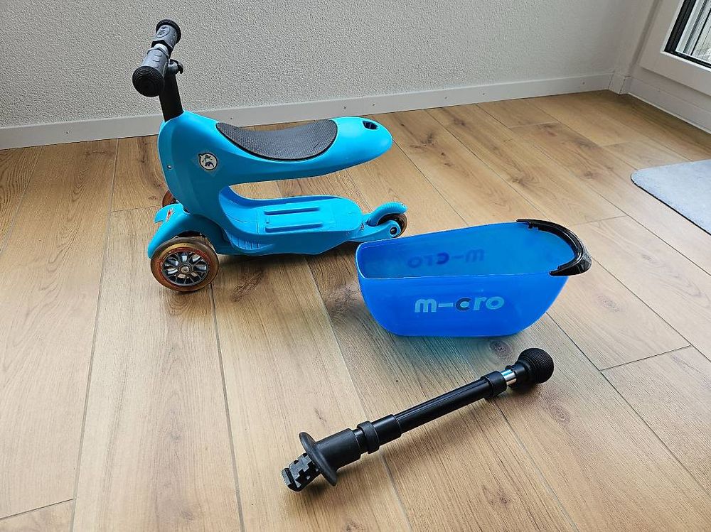 Micro Mini Trotti mit Sitz und Stange (D'occasion) à Kriens pour CHF 39 ...