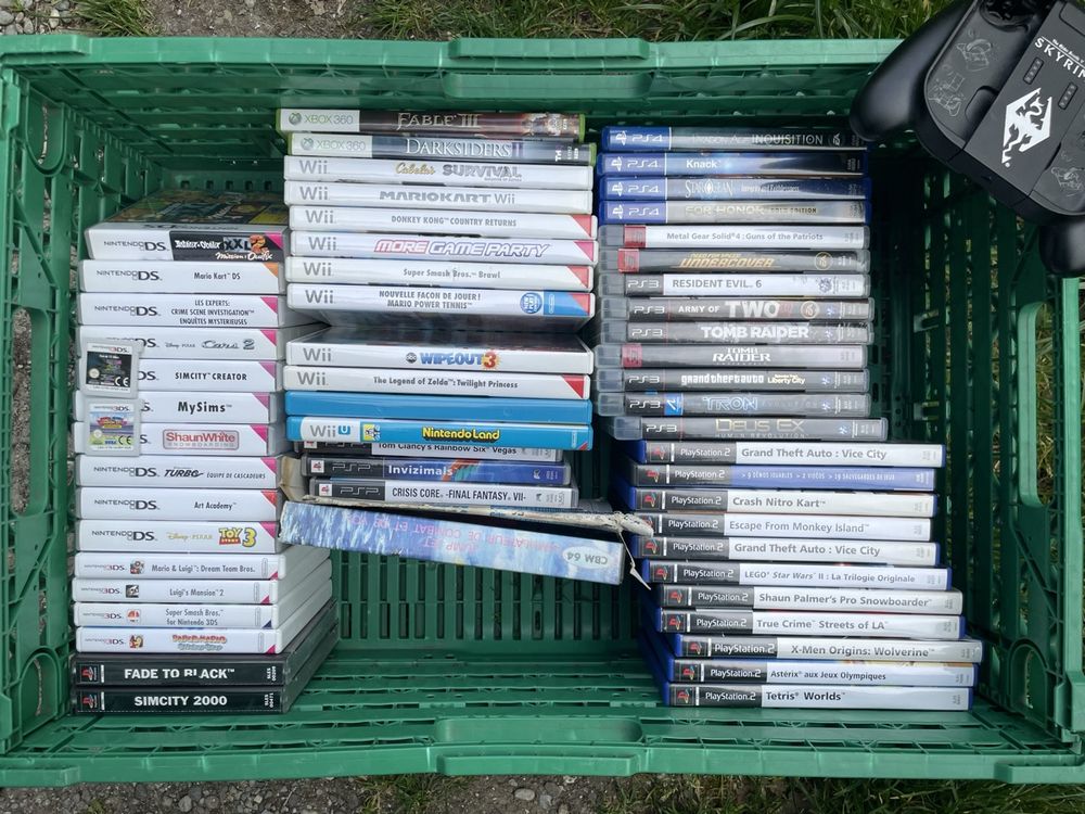 Lot 58game ps ps2 ps3 psp Nintendo Wii Wii U ds 3ds commodor (Gebraucht ...