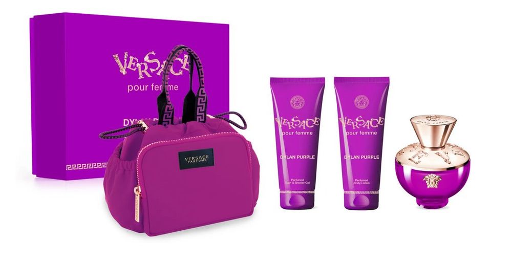 Versace DYLAN PURPLE Geschenkset EdP 100ml & Necessaire SALE (Neu und ...