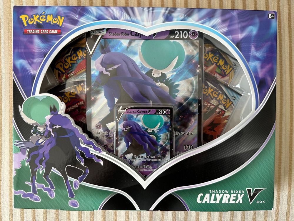 Pokemon Shadow Rider Calyrex V Box, OVP (Neu und originalverpackt) in ...