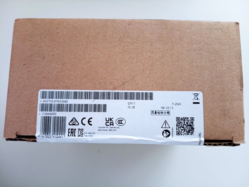 SIEMENS SIMATIC SPS CPU 1516F-3 PN/DP / 6ES7516-3FP03-0AB0 | Kaufen auf ...
