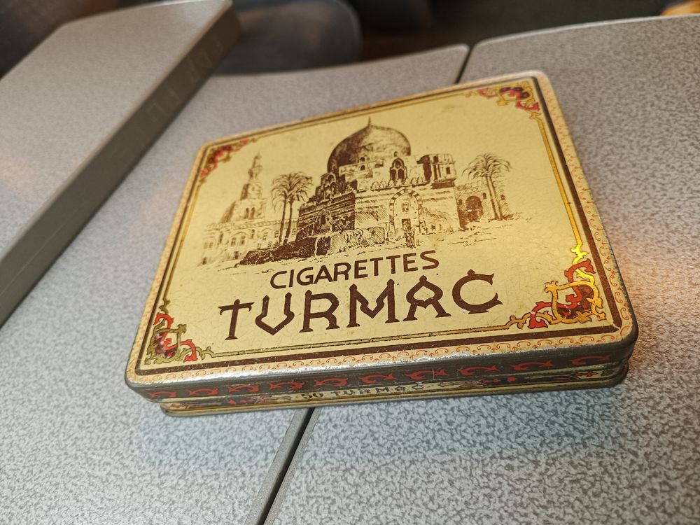 Alte Cigaretten Blech Dose / TURMAC Tobacco Com. Seebach ZH | Kaufen ...