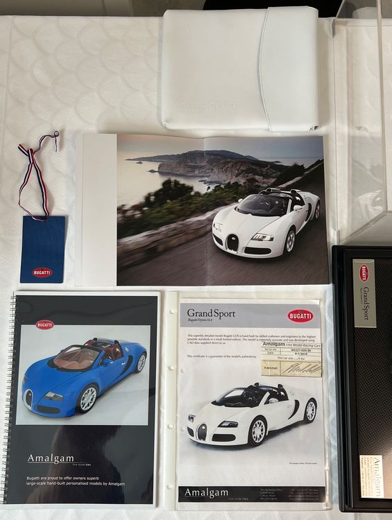 AMALGAM Bugatti Veyron Grand Sport 🚗 1:8 Einzelanfertigung (Neu (gemäss ...