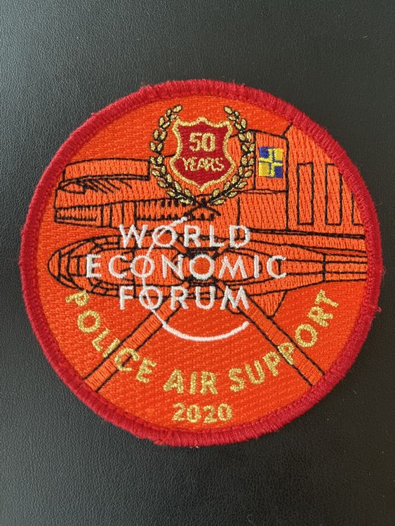 WEF Jubiläums Badge 2020 50 Jahre Police Air Support (Gebraucht) in ...
