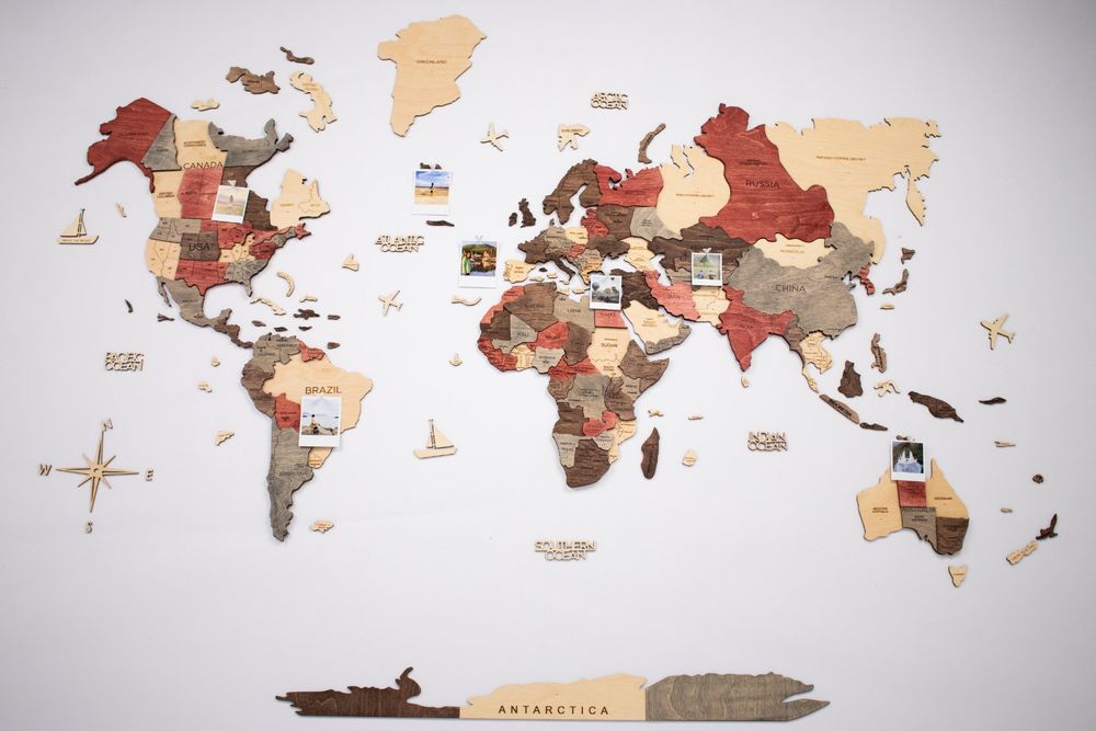 FUSION - Weltkarte aus Holz M (Neu und originalverpackt) in Burgdorf für CHF 130 – mit Lieferung ...