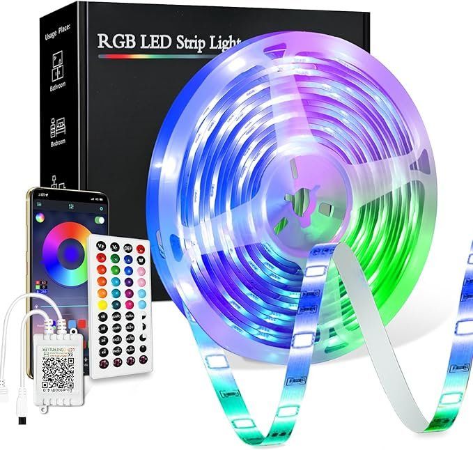 RGB LED Strip 20m Lichterkette LED Streifen Music Sync Timer | Kaufen ...
