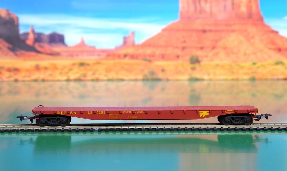Frateschi H0 Flat Car 60" RFFSA (Brasilien/USA) (Neu und ...