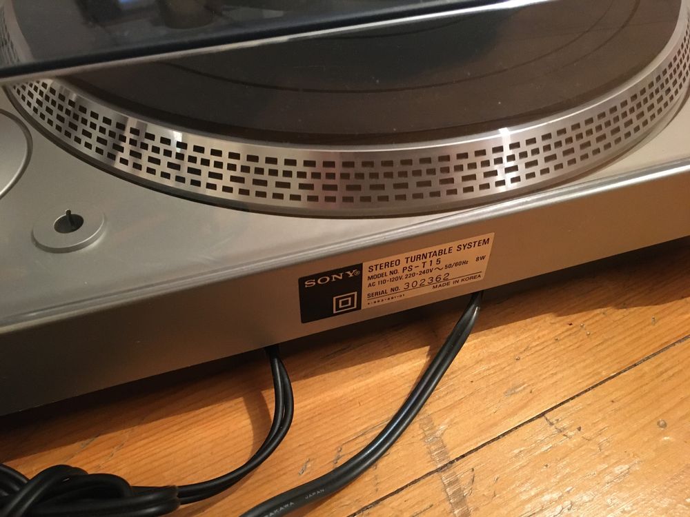 Sony PS-T15 (Gebraucht) in Hombrechtikon für CHF 45 – nur Abholung auf ...