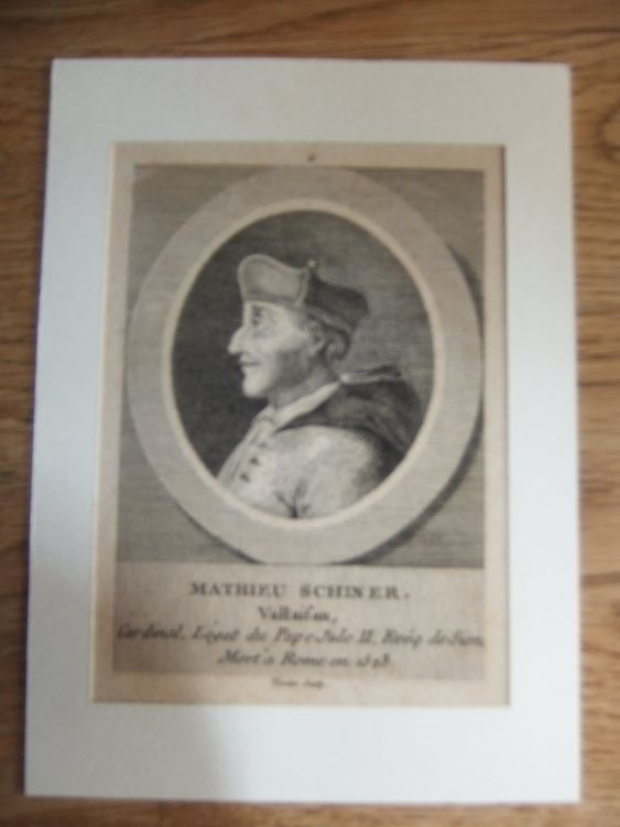 Stich: Mathieu Schiner aus Ernen (Gebraucht) in St. Niklaus VS für CHF 11 – mit Lieferung auf ...