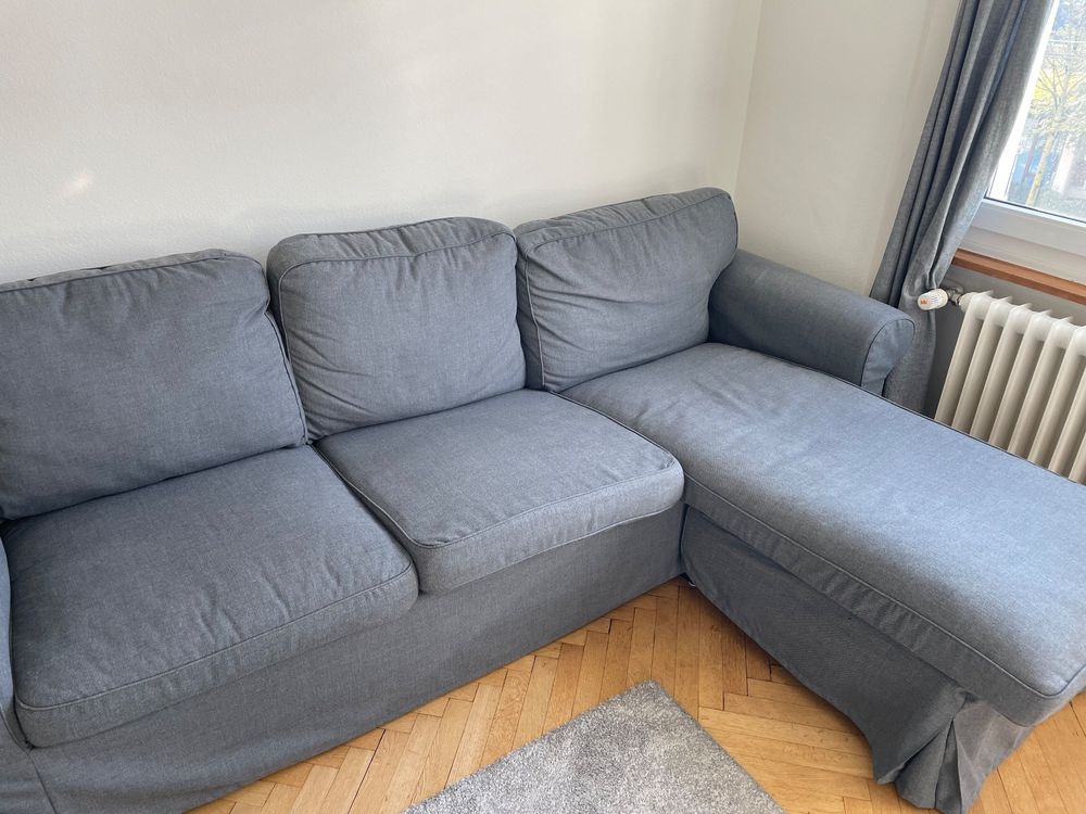 IKEA EKTORP 3er-Sofa mit Récamiere | Kaufen auf Ricardo