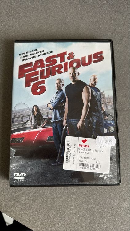 Fast & Furious 6 DVD (Gebraucht) in Veyrier für CHF 2 – mit Lieferung auf Ricardo kaufen