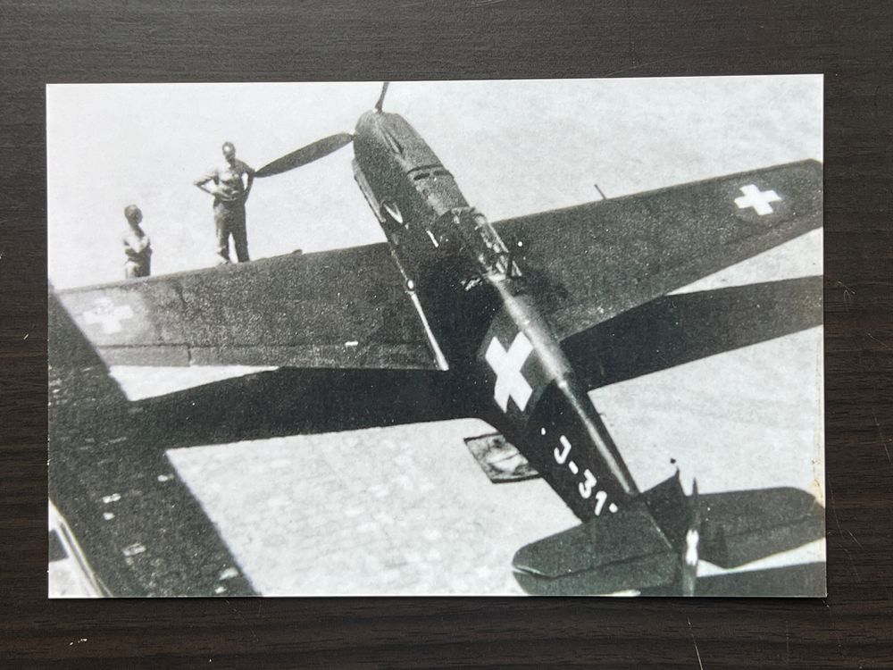 Foto Messerschmitt Me 109 J-31? Schweizer Flugwaffe (Gebraucht) in Lausen für CHF 5 – mit ...