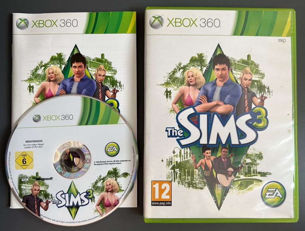 Sims 3 - Xbox 360 (Gebraucht) in Obfelden für CHF 5.5 – mit Lieferung ...