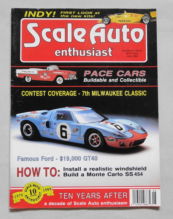 Scale Auto Enthusiast Magazine No. 61 June 1989 (Gebraucht) in Frümsen ...