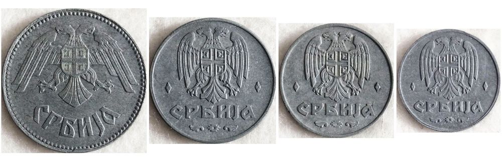Serbien WW2 Kompletter Münzsatz Lot 3 (Gebraucht) in Flamatt für CHF 60 ...