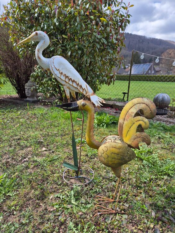 🌸 2 GARTEN VOGEL FIGUREN STECKER 🌸 | Comprare su Ricardo