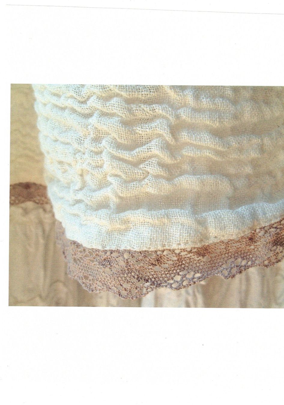 LES OURS elfenhaftes Hängerchenkleid L Leinen naturweiss NEU (Neuf ...