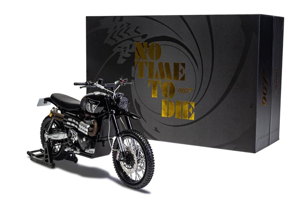 1:12 Corgi - Triumph Scrambler 1200 (007 No Time To Die) (Neu und ...