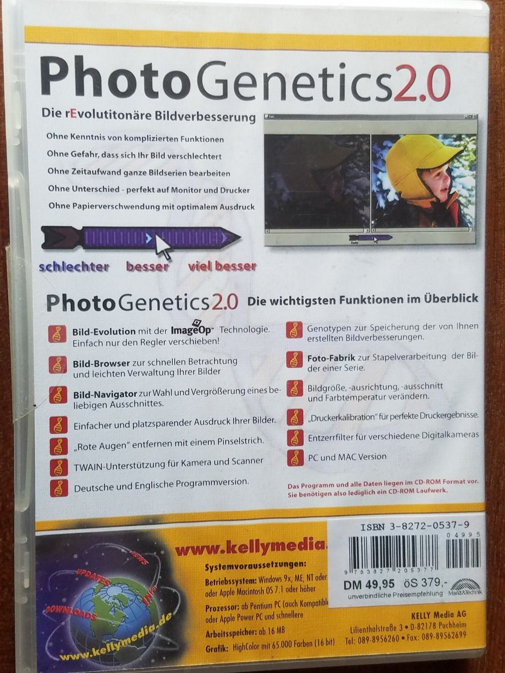 Photo Genetics 2.0 Retro Programm Win XP/98/2000 (Neu und ...