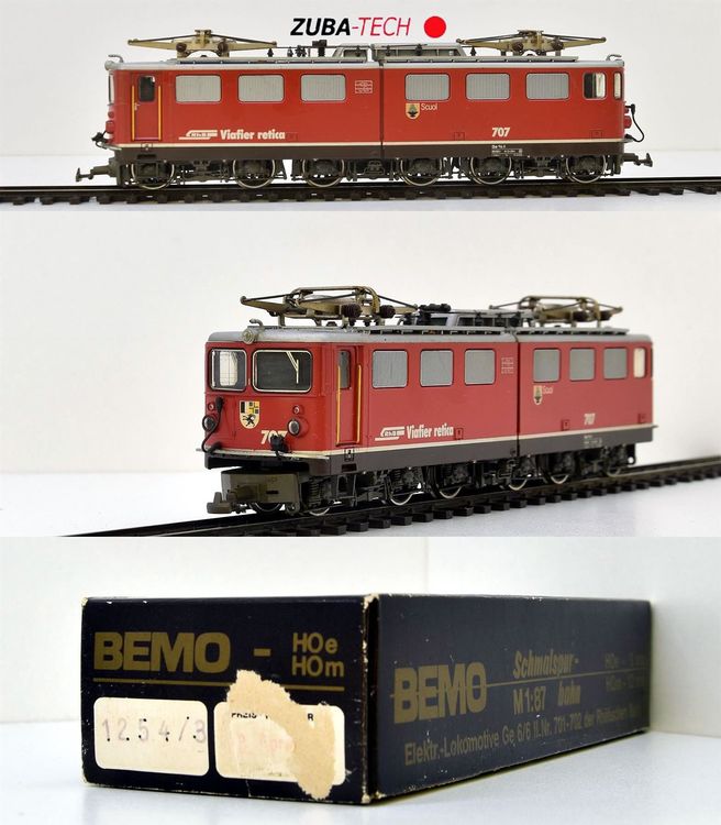 Bemo 1254/3 E-Lok Ge 6/6 II RhB H0m GS (Gebraucht) in St. Gallen für CHF 139 – mit Lieferung auf ...