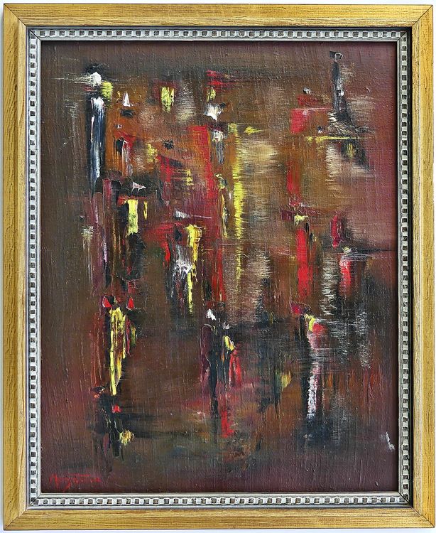 Ölgemälde Moderne Komposition unleserlich signiert! (Gebraucht) in Ostermundigen für CHF 10 ...