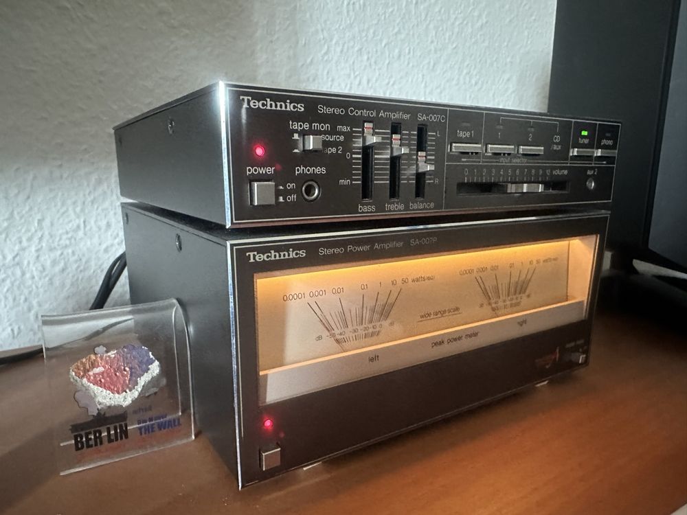 Technics SA-007C Vorverstärker & SA-007P Endstufe Vintage (Gebraucht) in Villigen für CHF 220 ...