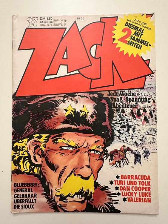 Rarität Zack Comics 37 von 1973 (Gebraucht) in Münsingen für CHF 6 ...