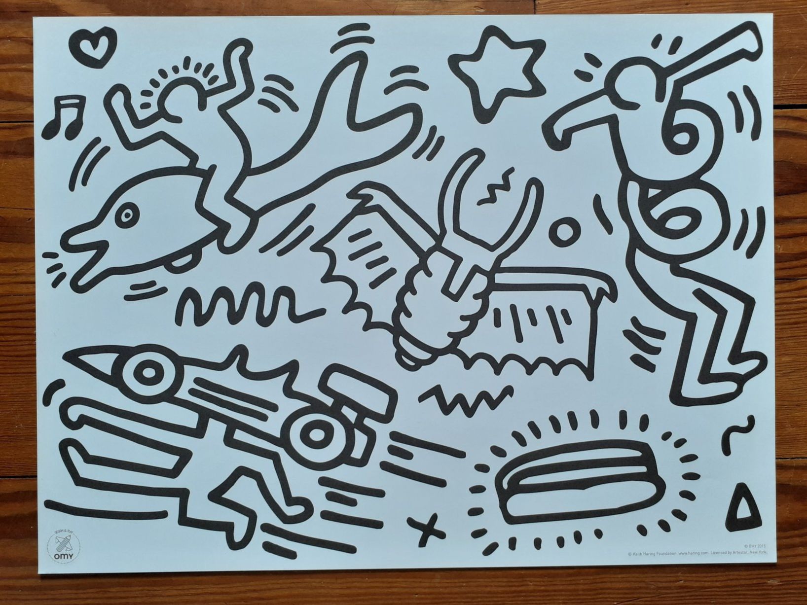 Das unglaubliche Universum v. Keith Haring S/W-Druck Var 6/6 (Neu ...