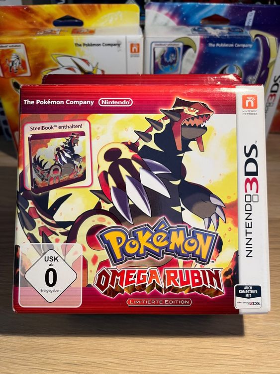 Pokemon Omega Rubin Steelbook limited Edition Nintendo 3DS (Gebraucht ...