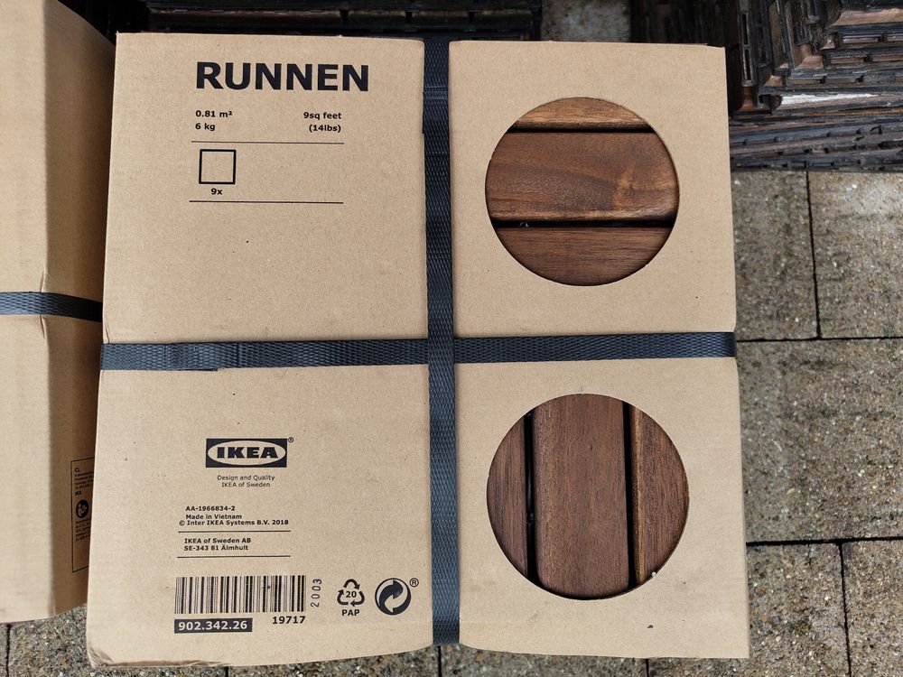 Runnen Bodenrost von Ikea 253 Stk. (Gebraucht) in Seuzach für CHF 115 – nur Abholung auf Ricardo ...