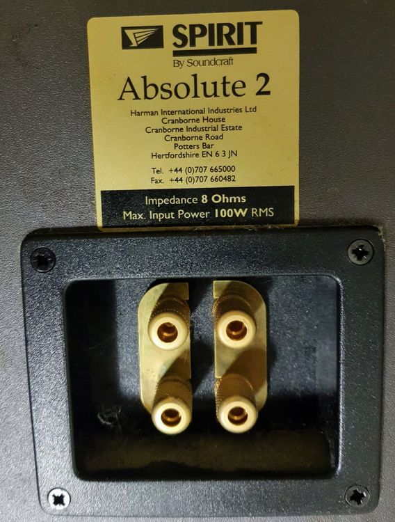 Soundcraft Spirit Absolute 2 Studio Monitorboxen (Gebraucht) in ...