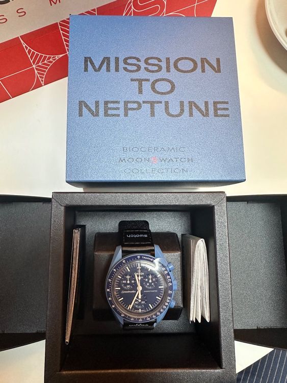Swatch omega mission to Neptune (Neu und originalverpackt) in Genève für CHF 1150 – mit ...