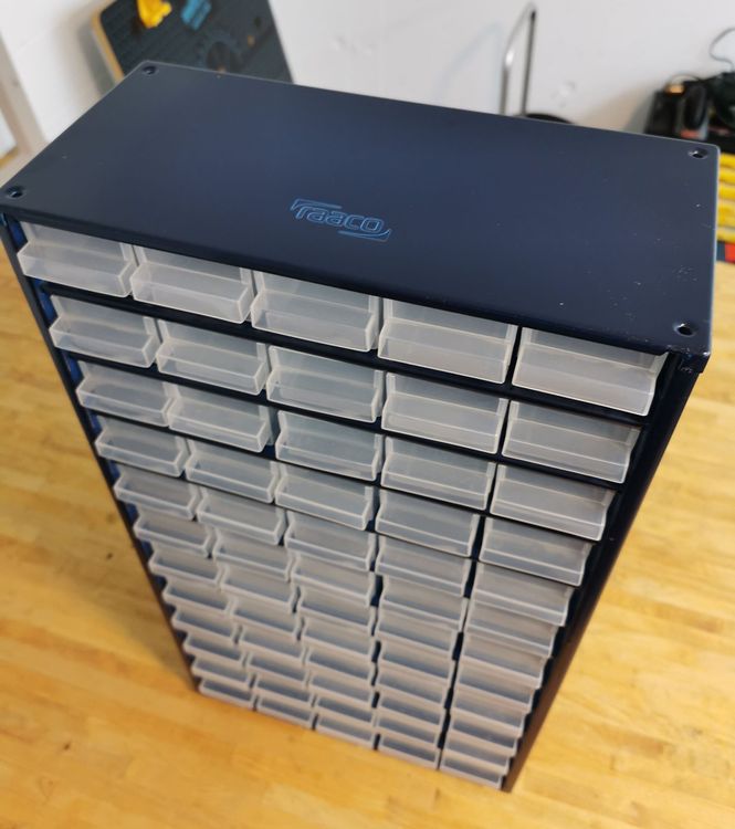 raaco Stahlmagazin 1260-00 mit 60 Schubladen | Kaufen auf Ricardo