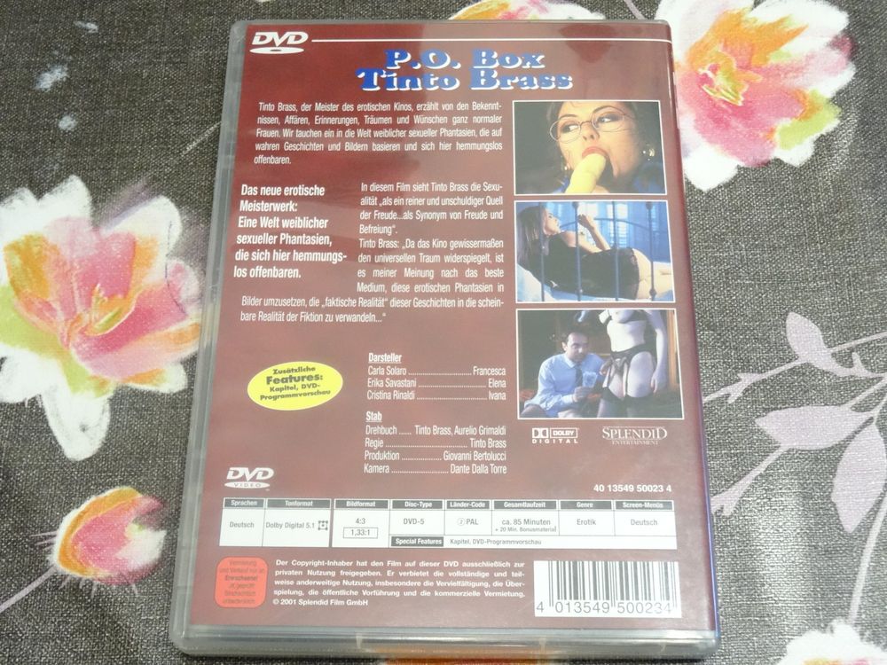 P0 Box Tinto Brass Dvd Kaufen Auf Ricardo