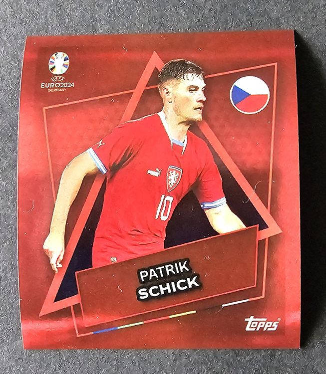 EM 2024 Topps Sticker Patrik Schick CZE SP (Neu (gemäss Beschreibung ...