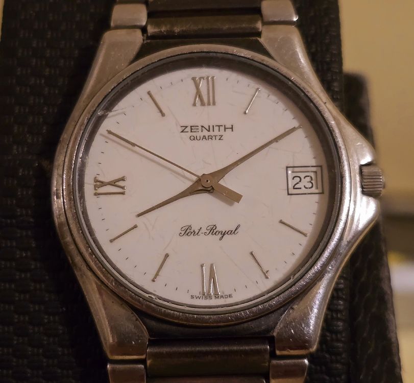 Montre Homme Zenith Port-Royal Quartz acier (Gebraucht) in Grand-Lancy für CHF 120 – mit ...