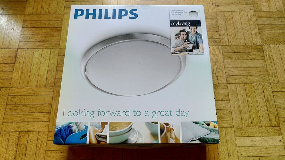 Philips myLiving Wand- oder Deckenleuchte matt verchromt | Kaufen auf ...