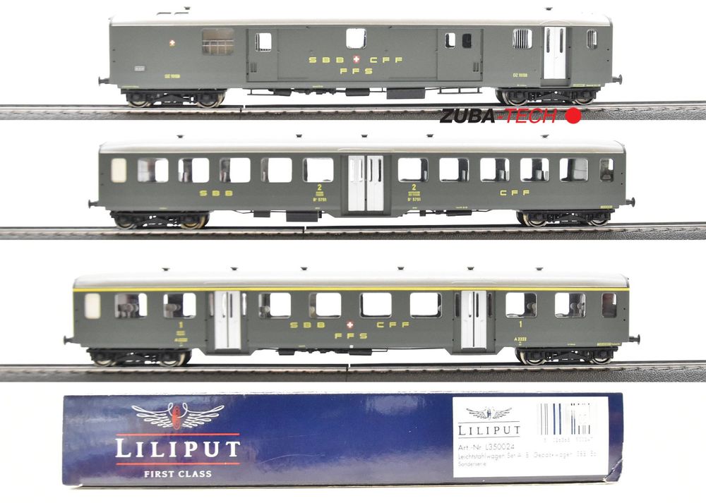 Liliput L350024 Leichtstahlwagen-Set der SBB H0 GS mit OVP (Gebraucht) in St. Gallen für CHF 89 ...