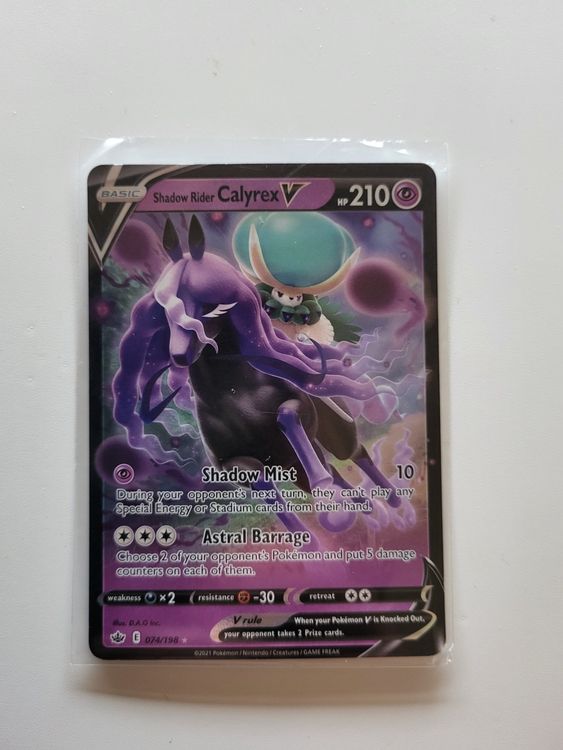 Pokemon Shadow Rider Calyrex V (Gebraucht) in oberbuchsiten für CHF 1 ...